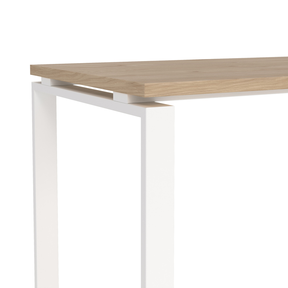 Biurko loftowe jackson hickory / białe mat 120 cm Sign · Meble Pumo